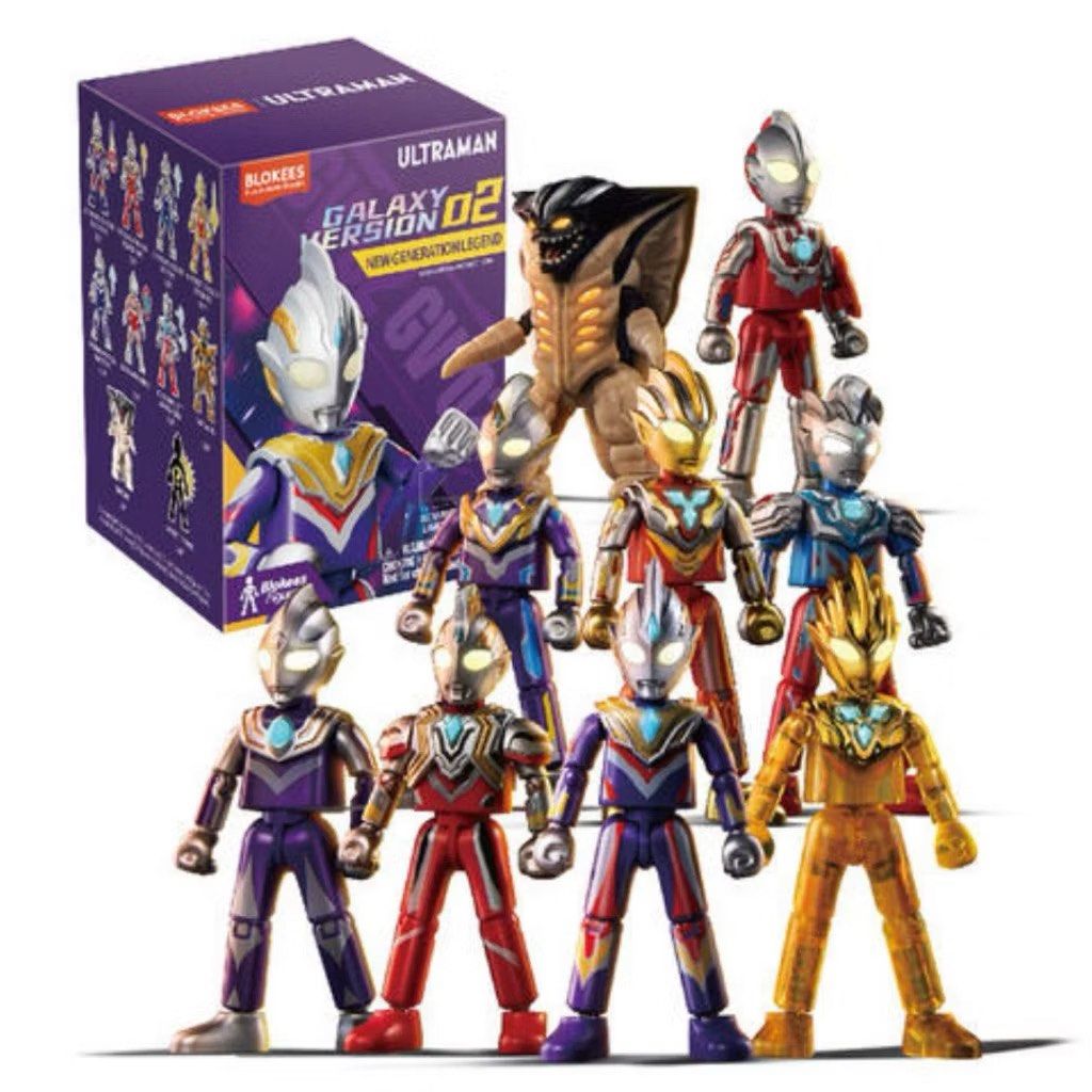 Blokees Ultraman Galaxy Version 1 To 8 (Blind Box), Hobbies & Toys ...