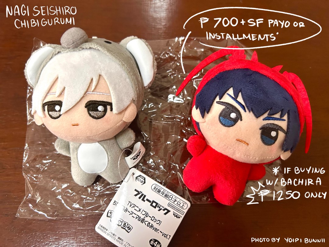 BLUE LOCK Nagi Animal Chibigurumi toy plush, Hobbies & Toys, Toys ...