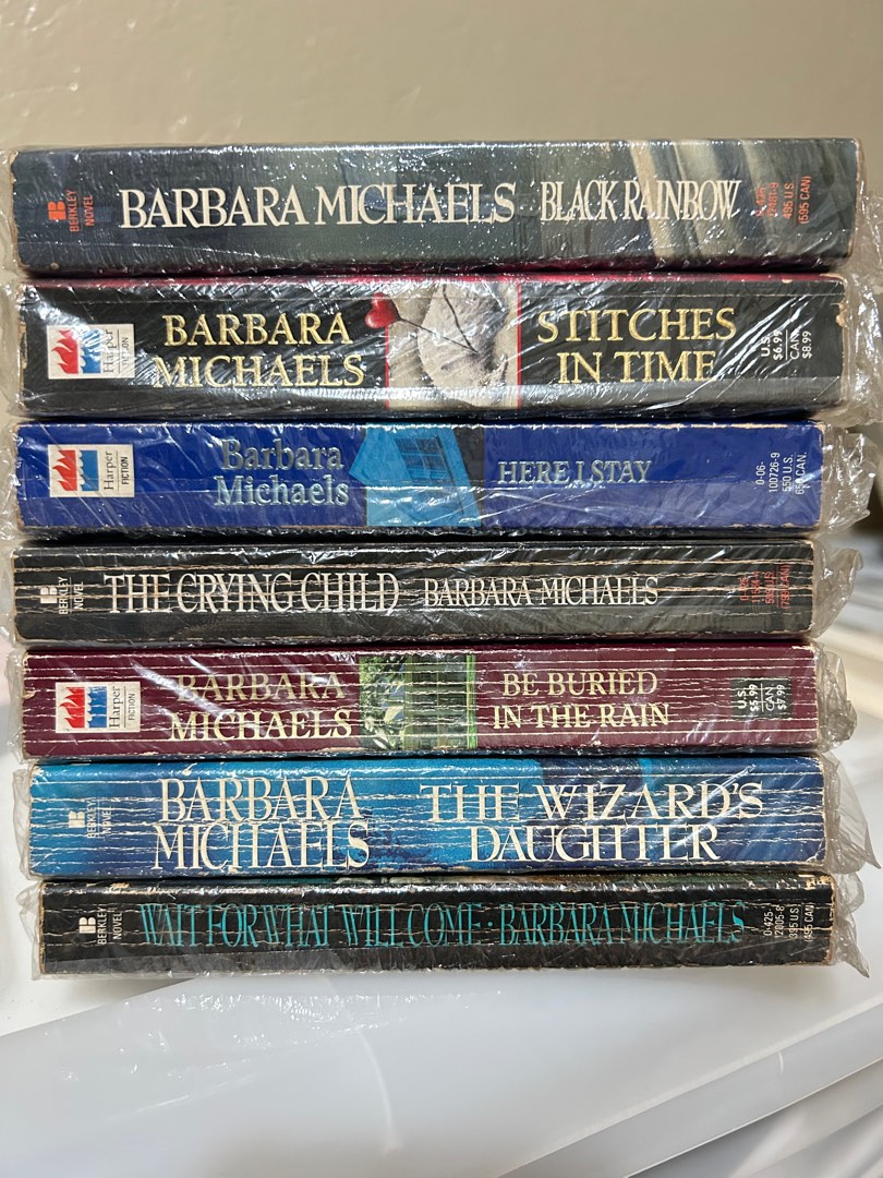 Book Collection Set 51 (Barbara Michaels): Black Rainbow_Stitches in ...