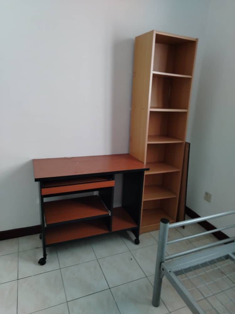 Book rack and study computer table, Furniture & Home Living, Furniture ...