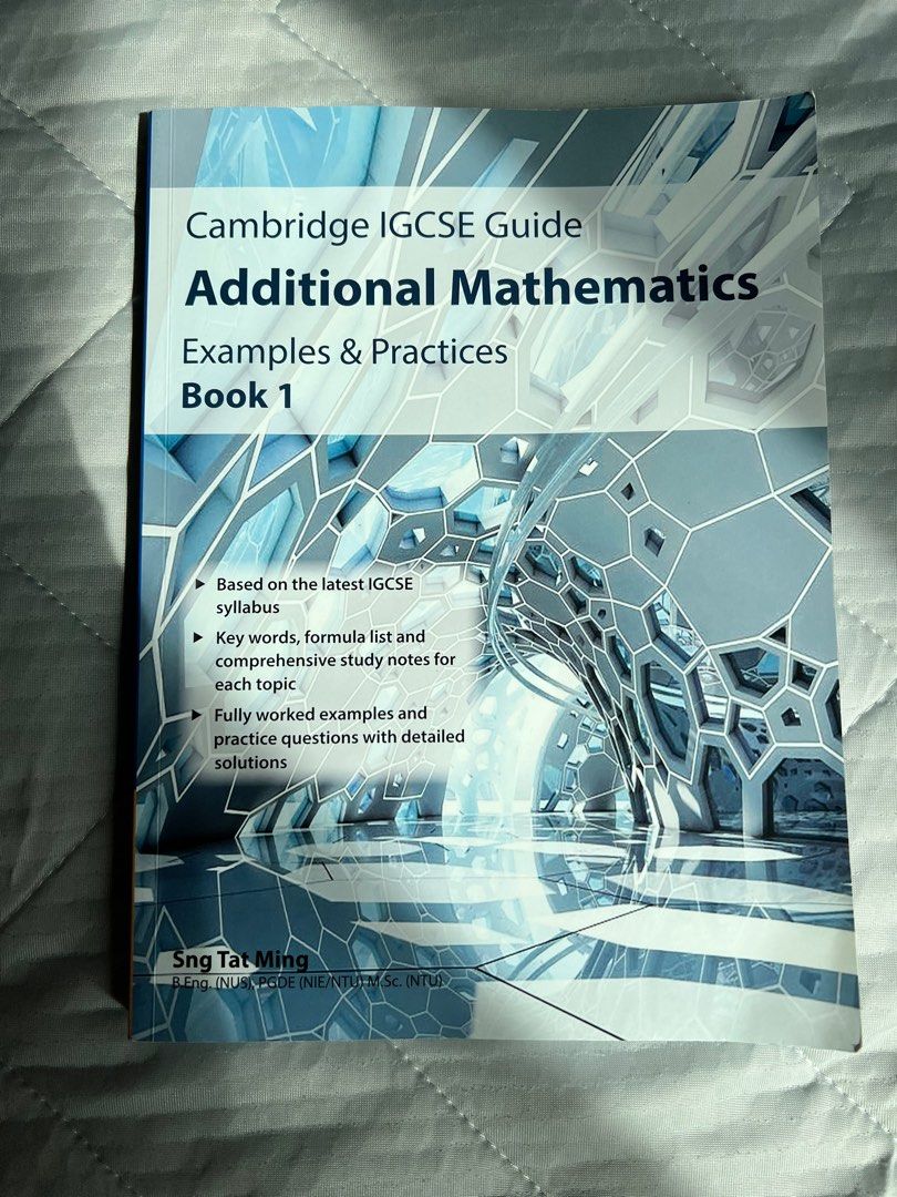 Cambridge Igcse Guide Additional Mathematics Examples And Practices Book1 Hobbies And Toys Books