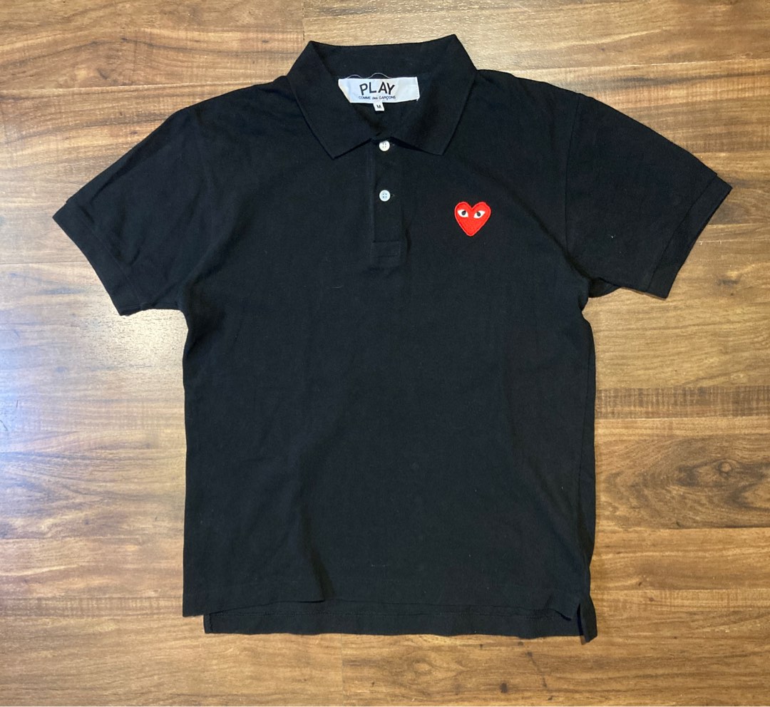 CDG Play polo shirt, Men's Fashion, Tops & Sets, Tshirts & Polo Shirts ...
