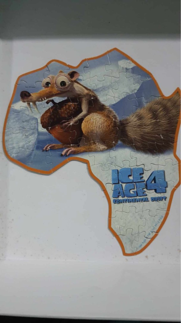 Nestle Cereal Freebie Ice Age 4 Puzzle, Hobbies & Toys, Toys & Games on ...