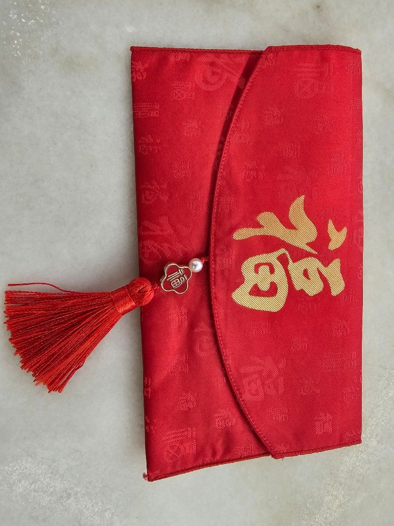 Chinese New Year Red Packet Ang Pao Handmade (Pouch), Hobbies & Toys ...