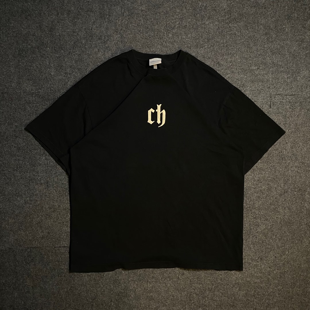 CHINISM MID LOGO BLACK TEE, Men's Fashion, Activewear on Carousell