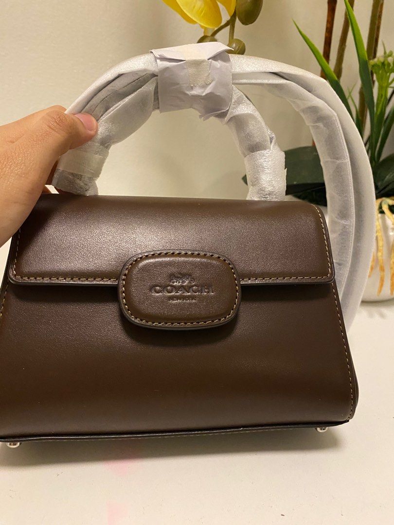Coach Eliza Mini Top Handle Bag in Maple, Luxury, Bags & Wallets on ...