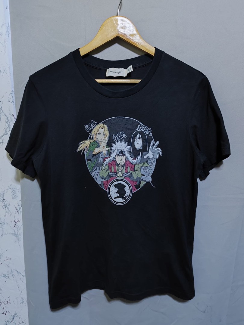 COACH x NARUTO T-Shirt, Men's Fashion, Tops & Sets, Tshirts & Polo ...