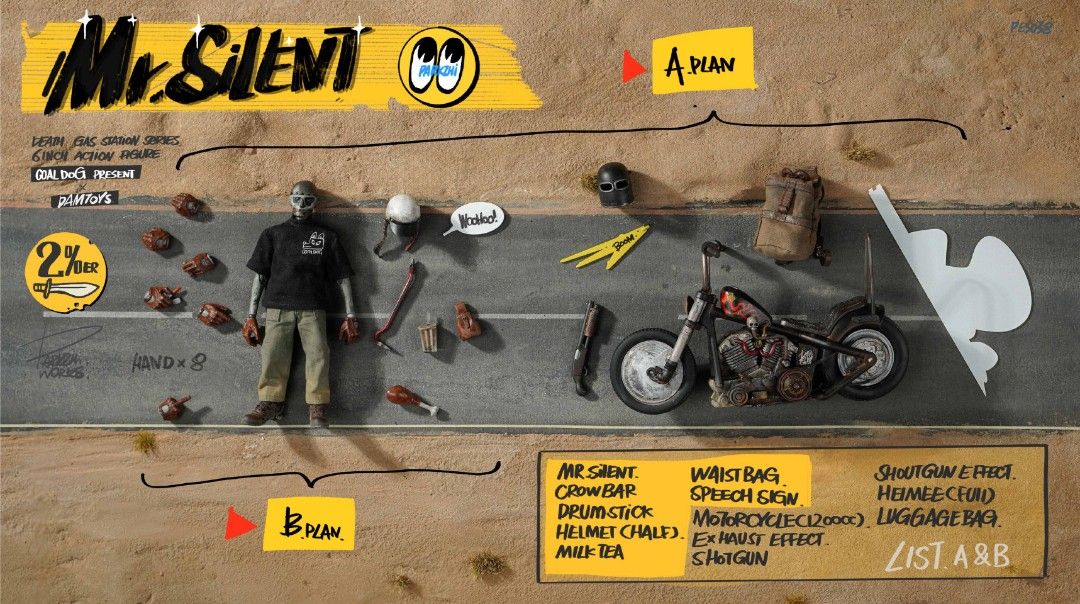 Damtoys X Coal Dog - Death Gas Station - Mr Silent - 1/12 scale, Hobbies & Toys, Toys & Games on ...