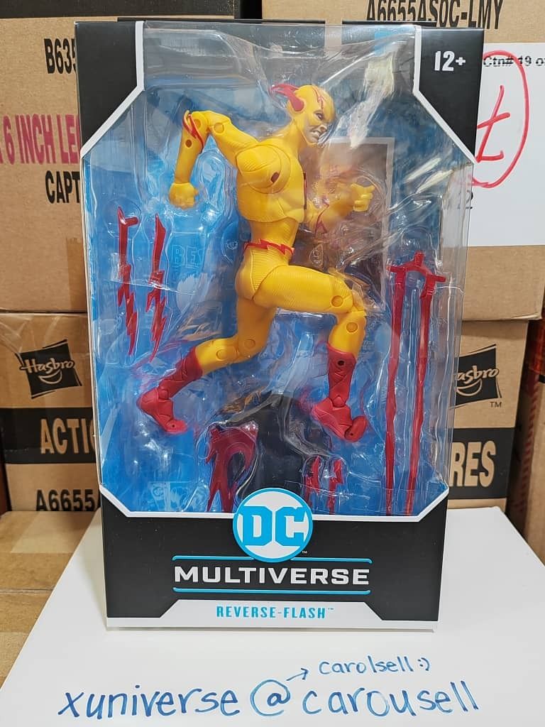 DC Multiverse BATMAN ROBIN THE FLASH REVERSE FLASH - rare sdcc marvel ...