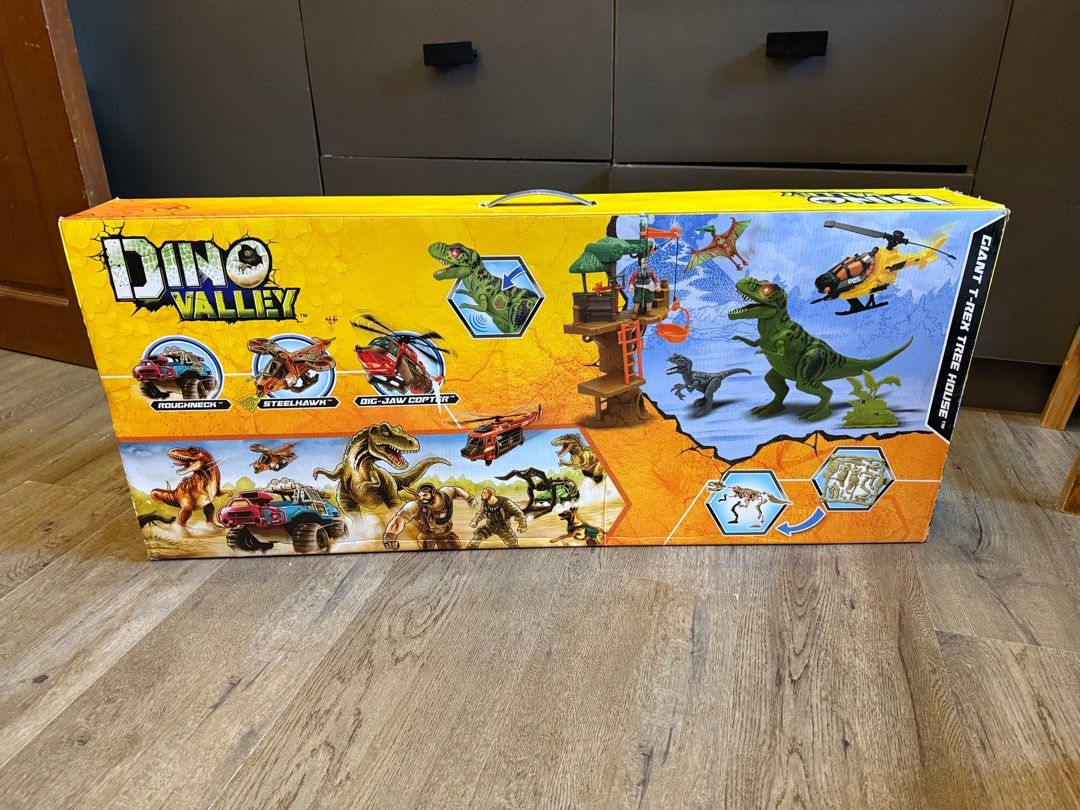 Dino Valley Giant T-Rex Tree House Playset, Hobbies & Toys, Toys ...
