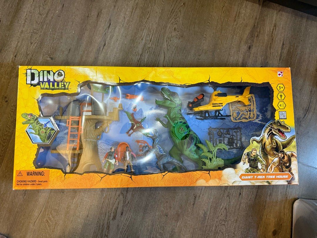 Dino Valley Giant T-Rex Tree House Playset, Hobbies & Toys, Toys ...