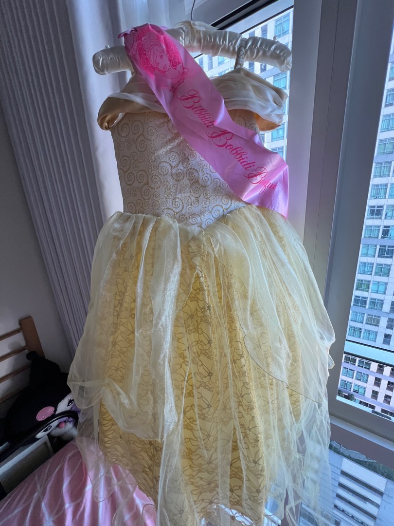 Disney HK Princess Belle Kids Gown (Size M), Babies & Kids, Babies ...