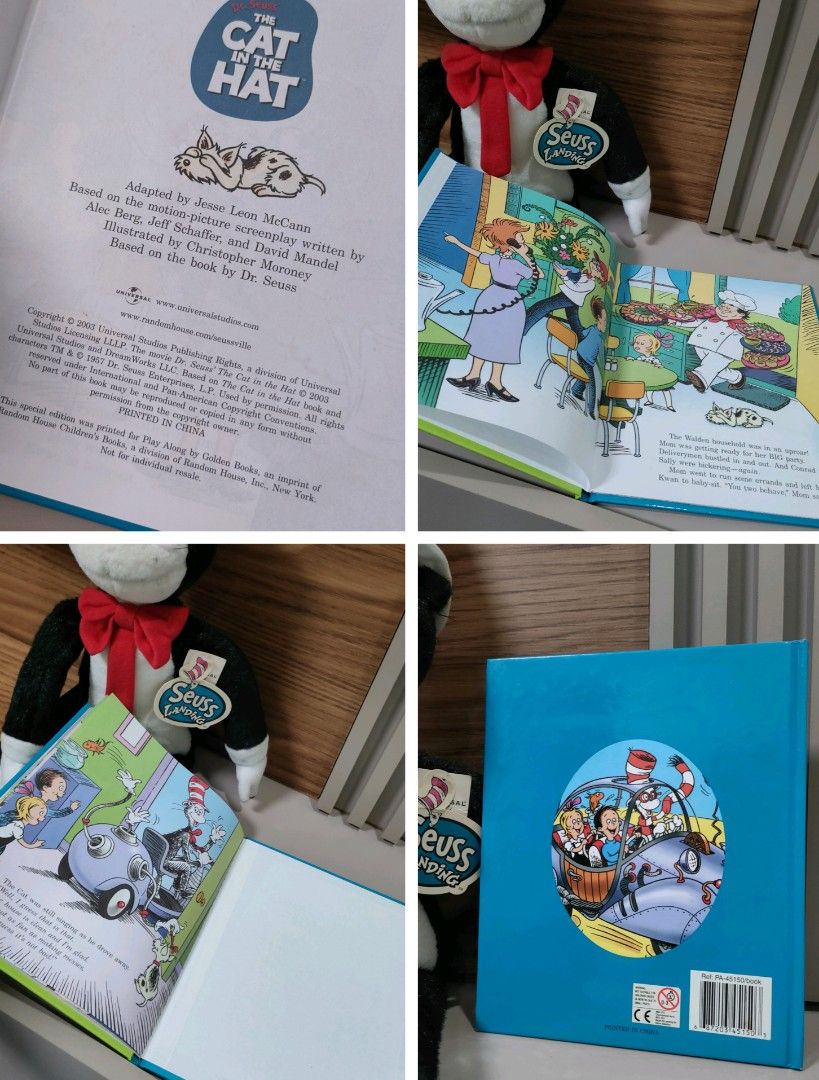 Dr. Seuss' The Cat in the Hat books & plush, Hobbies & Toys, Books ...