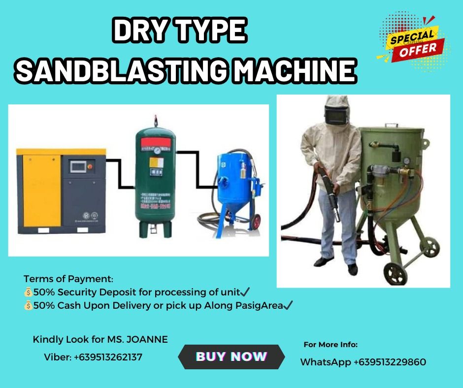 DRY TYPE SANDBLASTING MACHINE, Everything Else, Others on Carousell