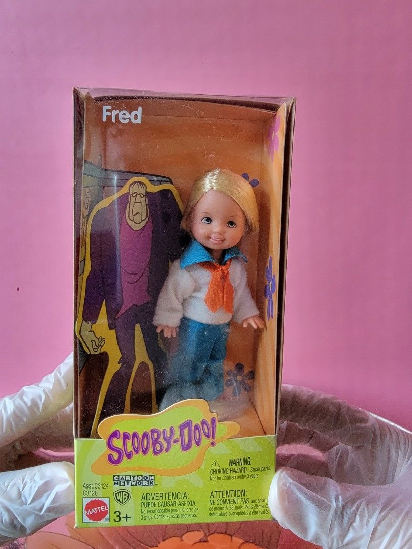 E EndedEnded Barbie Scooby-Doo Tommy as Fred Doll Kelly Club Mattel 2003 #C3126 Silkstone doll ...