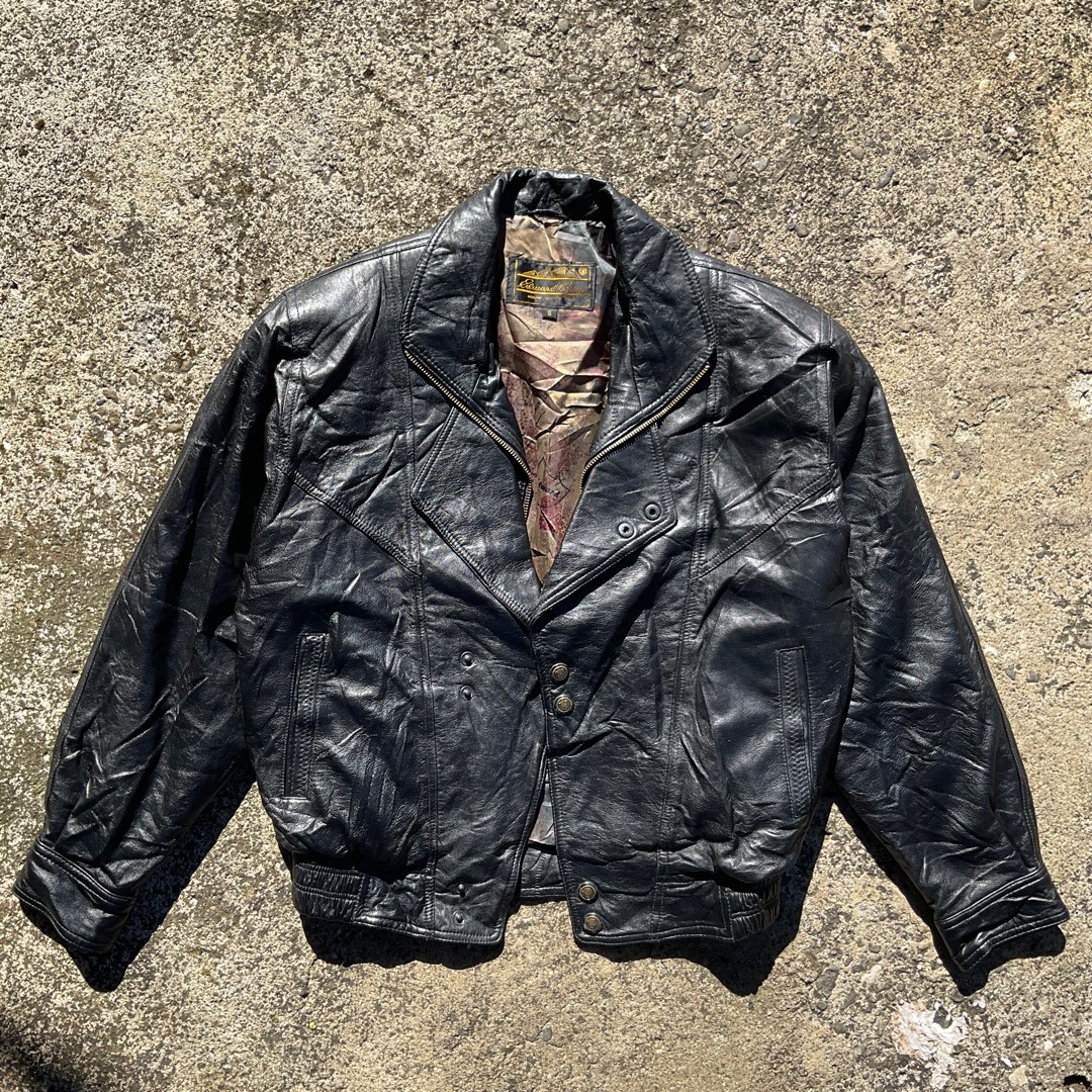 Eduard Billy Leather Jacket, Men's Fashion, Coats, Jackets and ...