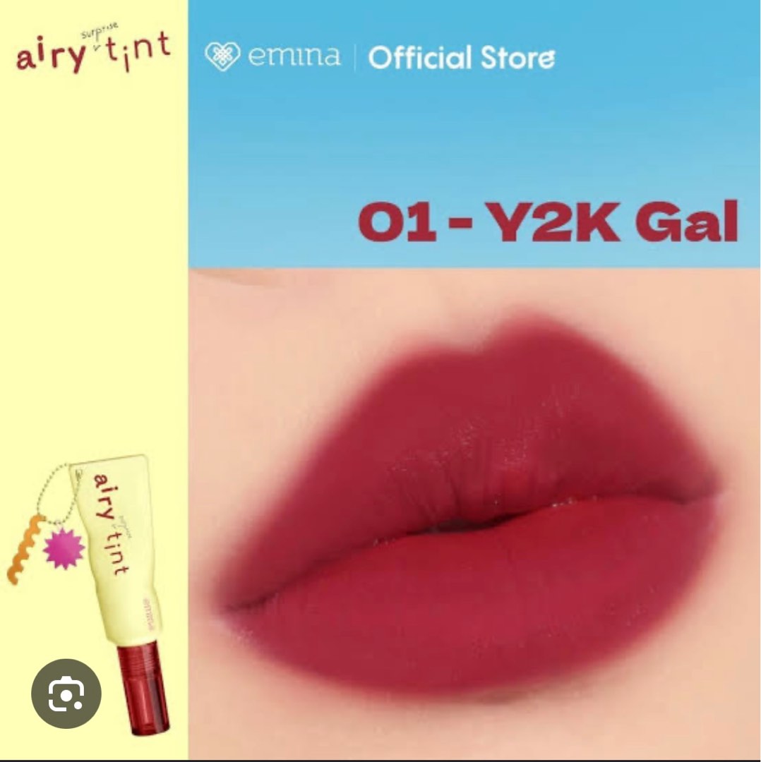 Emina airy surprise tint - 01 Y2K GAL, Kesehatan & Kecantikan, Rias ...