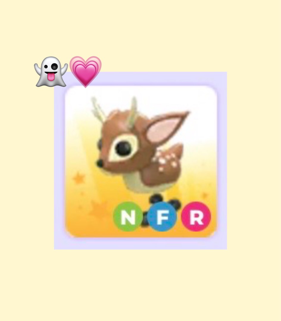 Adopt me Fallow deer (Neon FR), Video Gaming, Video Games, Others on ...