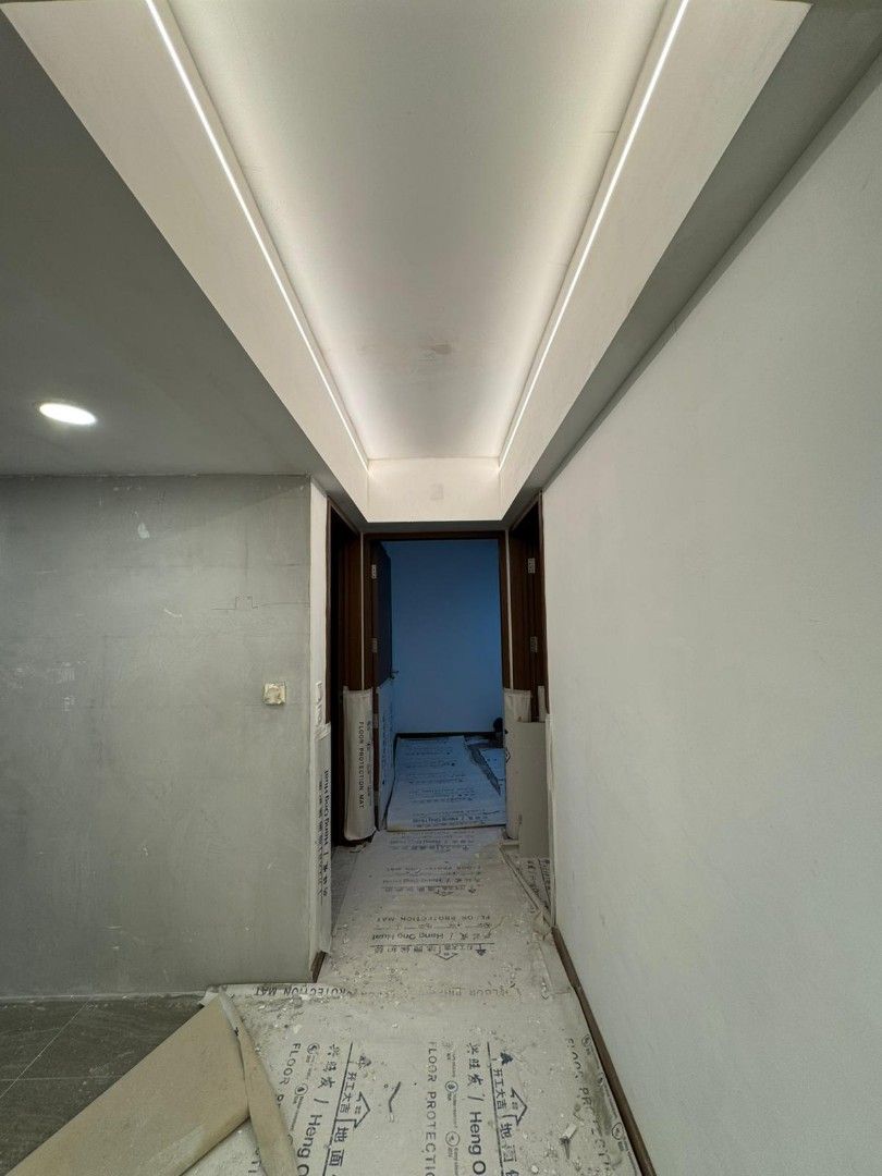 False ceiling & Pipe box up|L-box installation|False ceiling repair ...