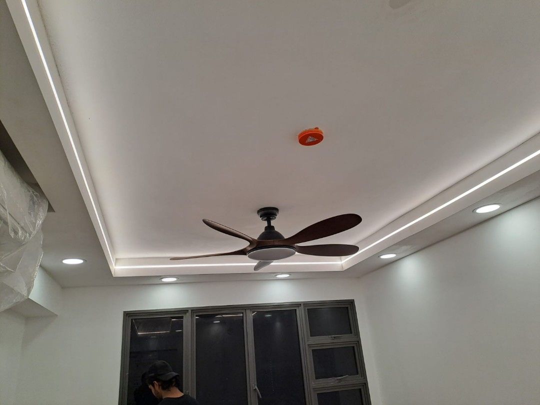False ceiling & Pipe box up|L-box installation|False ceiling repair ...