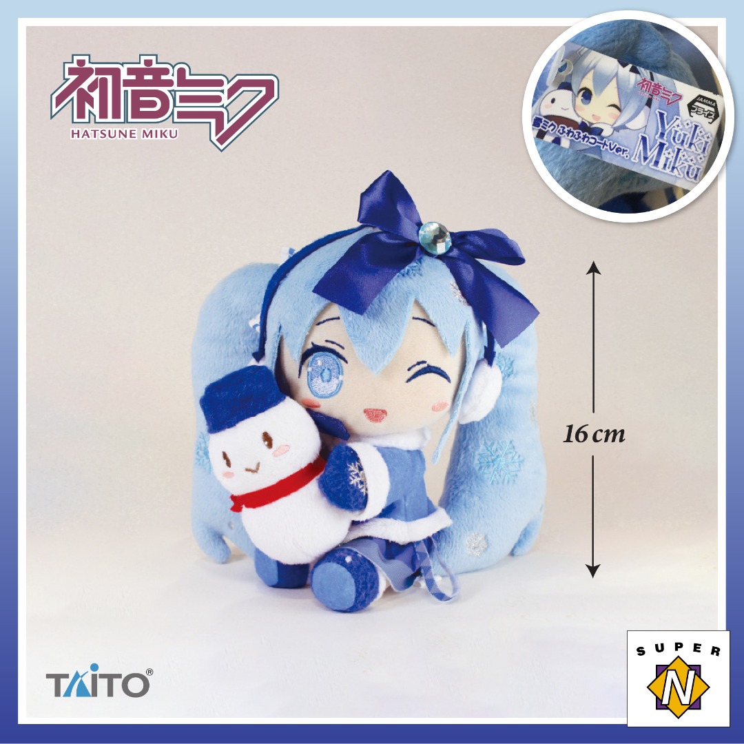 (Festive Special) Hatsune Miku - "YukiMiku ( Snow Miku )" Snowman Plush ...