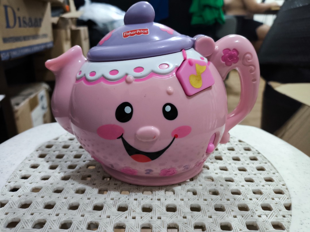 Fisher Price Laugh and Learn Sweet Manners Tea Set Teapot Toy Pink ...