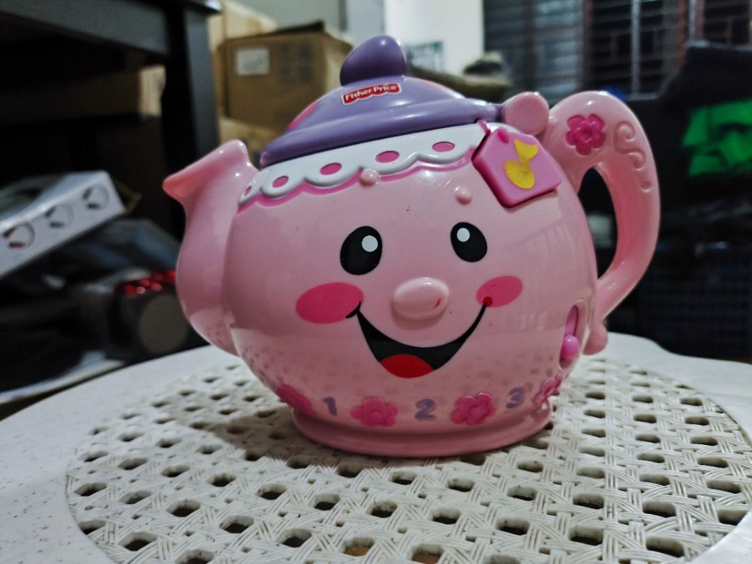 Fisher Price Laugh and Learn Sweet Manners Tea Set Teapot Toy Pink ...
