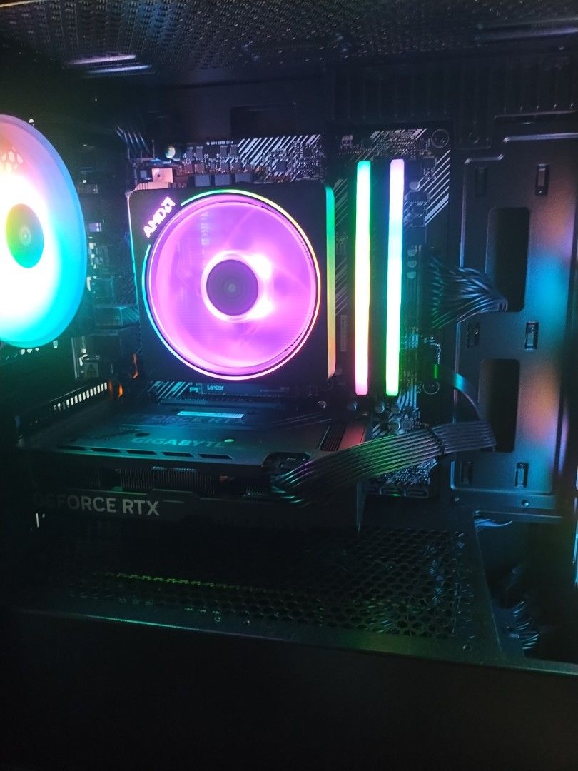 Gaming PC with rtx 4060 TI and AMD Ryzen 5 5600, Computers & Tech ...