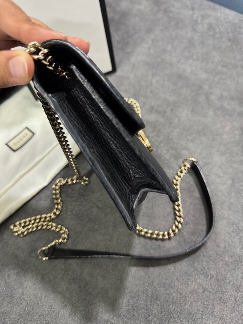 Gucci Interlocking WOC in Black, Luxury, Bags & Wallets on Carousell