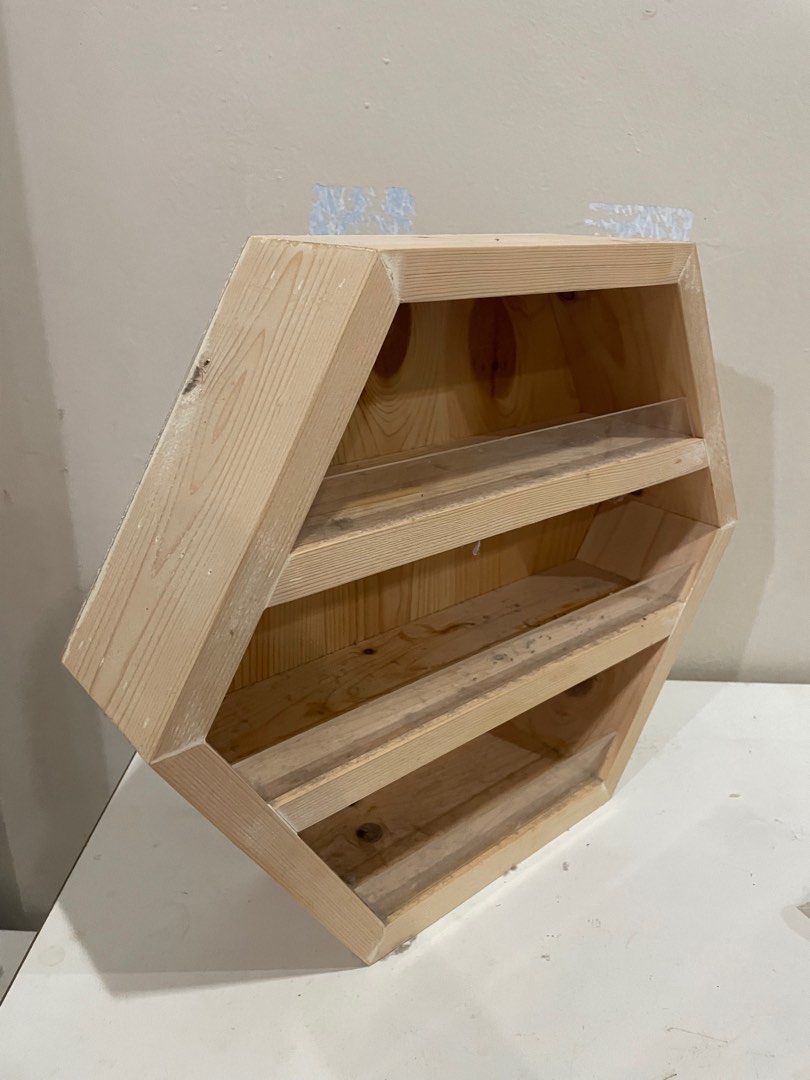 Hexagon rack display, Furniture & Home Living, Furniture, Other Home ...