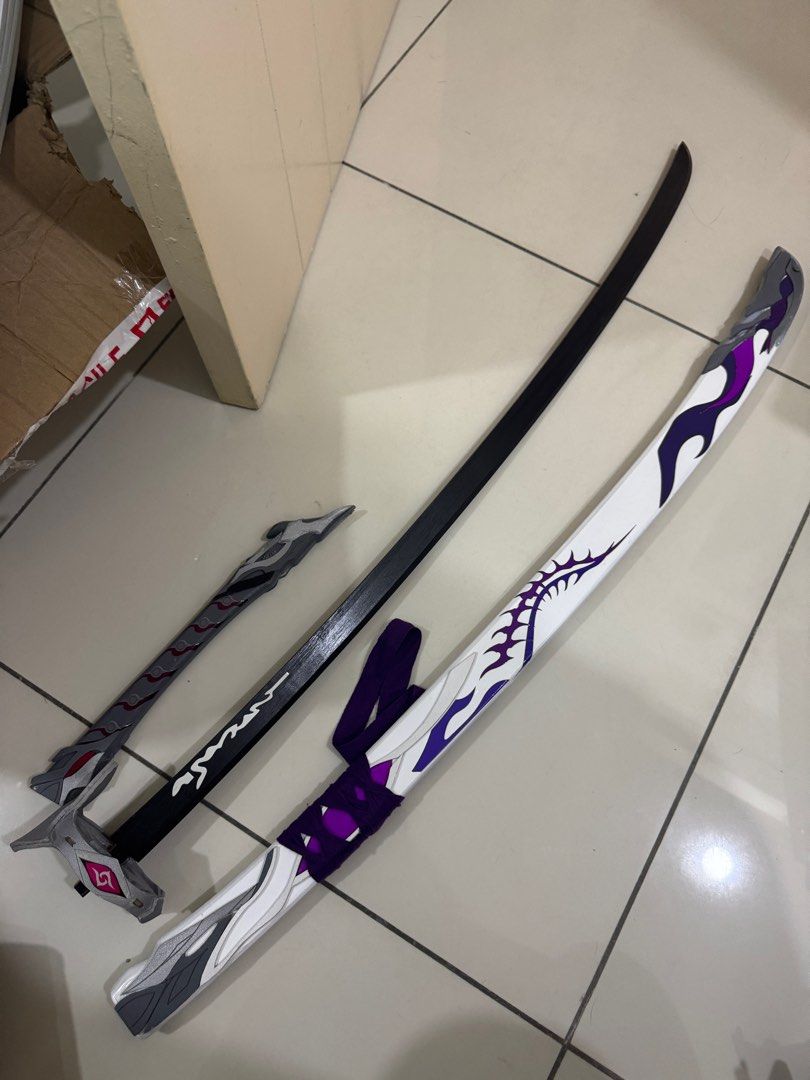 Honkai Star Rail Acheron cosplay sword, Hobbies & Toys, Toys & Games on ...