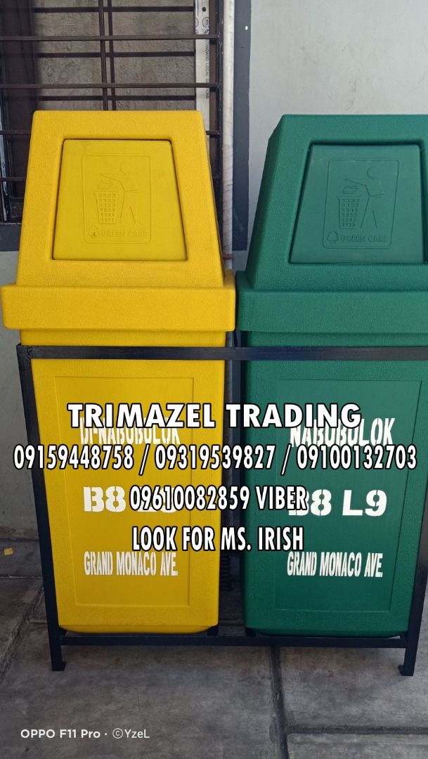 hooded trash bin king 120 liters, Furniture & Home Living, Cleaning ...