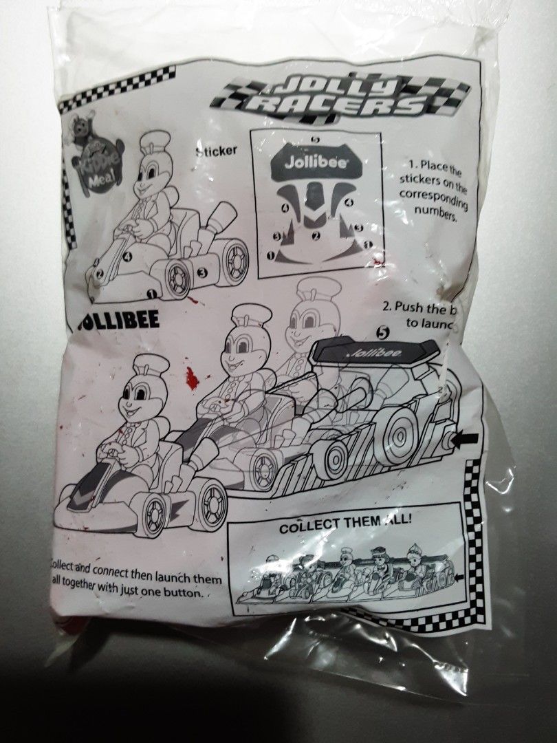 Jollibee Kiddie Meal Toy Jolly Racers, Hobbies & Toys, Toys & Games on ...