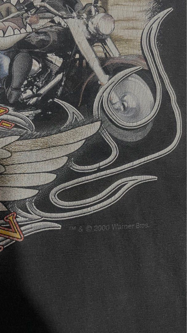 KAOS VINTAGE HARLEY-DAVIDSON x SPACE JAM. ORIGINAL GUARANTEE tagline ...