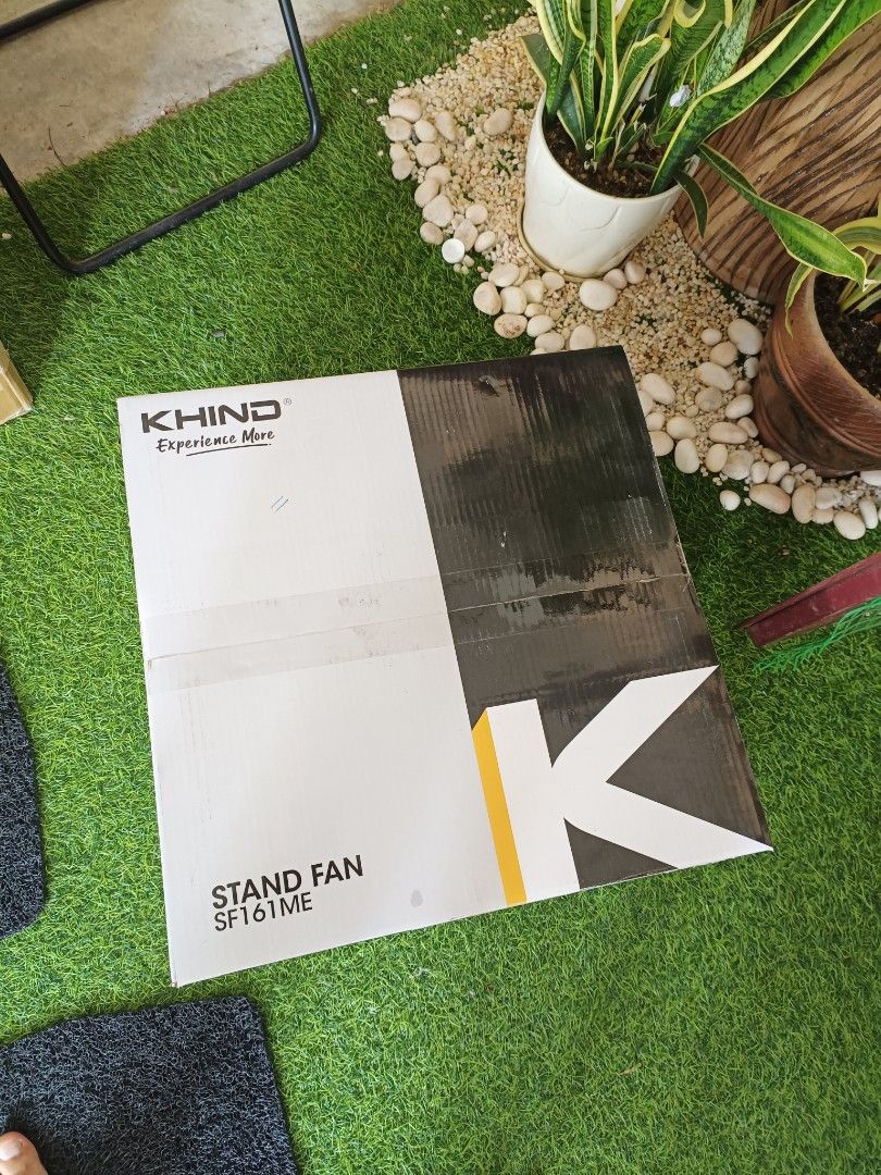 Khind Stand Fan Kipas SF161ME, TV & Home Appliances, Other Home ...