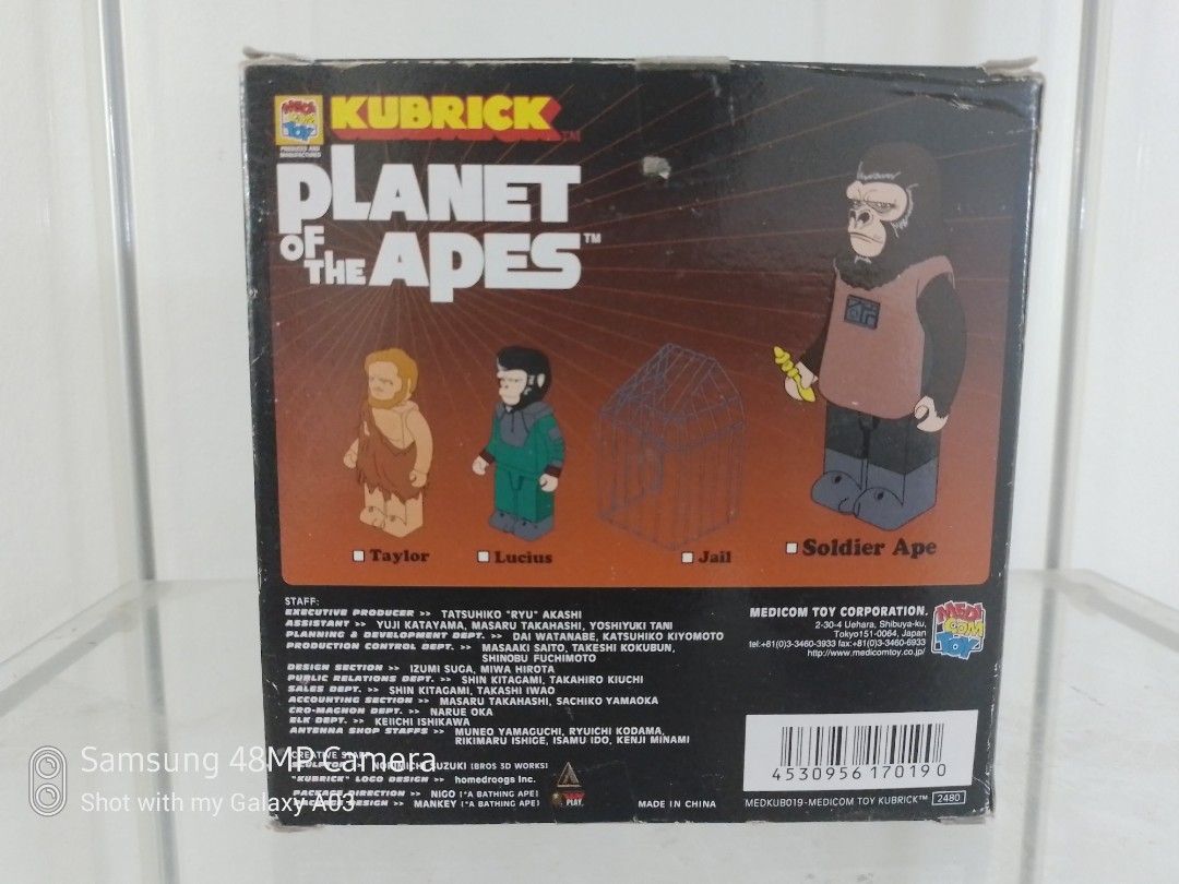 KUBRICK PLANET OF THE APES @ POTA BOX SET, Hobbies & Toys, Toys & Games ...