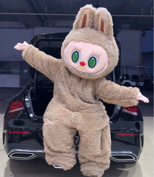 Labubu costume Mascot, Hobbies & Toys, Memorabilia & Collectibles, Fan Merchandise on Carousell