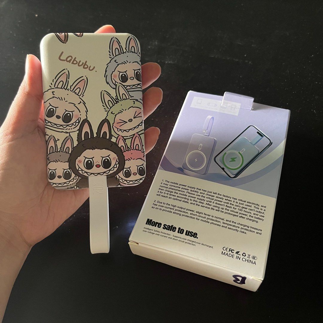 LABUBU POWERBANK ULTRA THIN MINI, Mobile Phones & Gadgets, Mobile ...