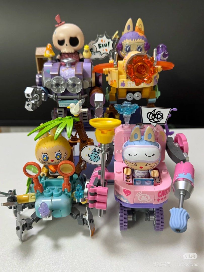 Labubu PTS LIMITED BLOCK FIGURINE KIT, Hobbies & Toys, Toys & Games on ...