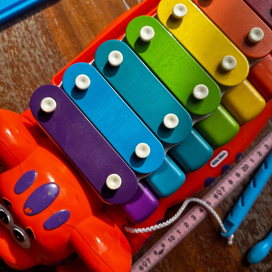 Little Tikes Tiger Jungle Jamboree Xylophone Piano Dual Play Early ...