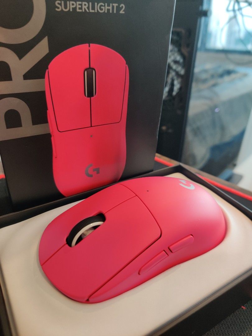 Logitech Ultralight X2 Pink, Computers & Tech, Parts & Accessories ...