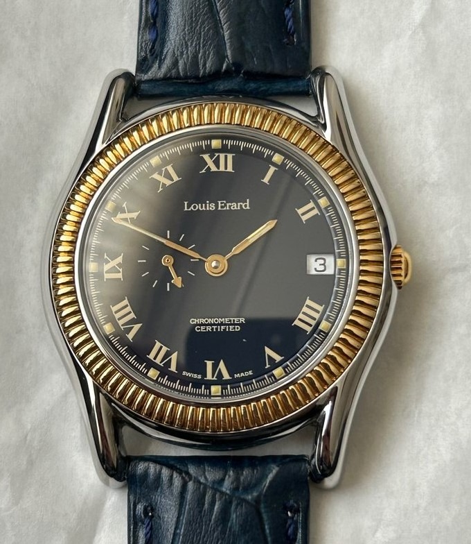 Louis Erard Chronometer Automatic Watch 機械自動錶, 名牌, 手錶 - Carousell