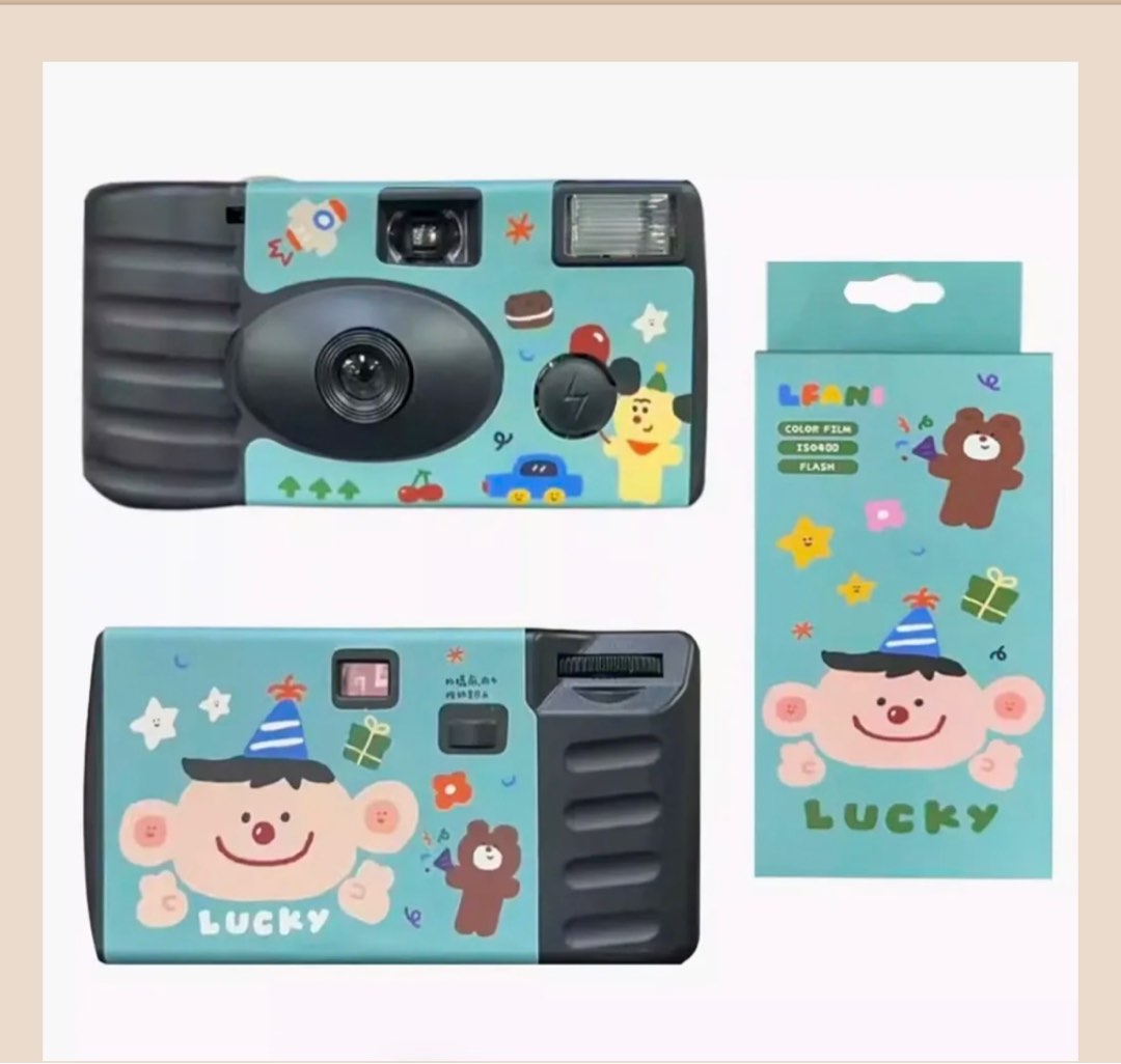 Lucky Disposable half frame film camera ISO 400, Photography, Cameras ...