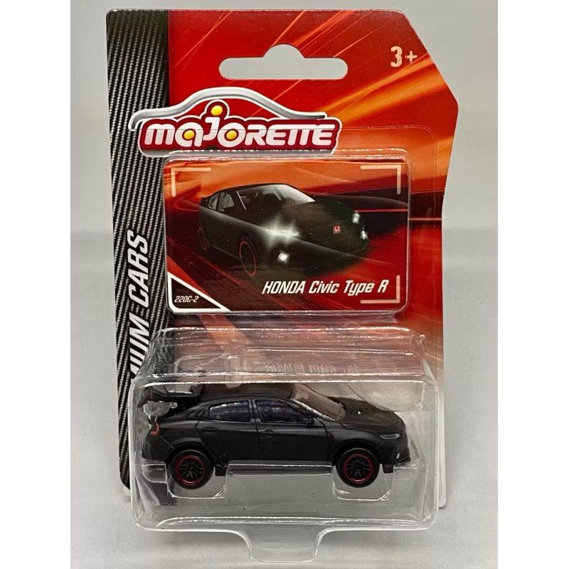 Majorette HONDA CIVIC TYPE R Matte Black Premium Edition Sports Racing ...