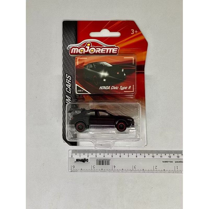 Majorette HONDA CIVIC TYPE R Matte Black Premium Edition Sports Racing ...