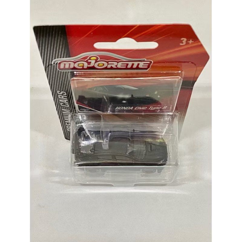 Majorette HONDA CIVIC TYPE R Matte Black Premium Edition Sports Racing ...