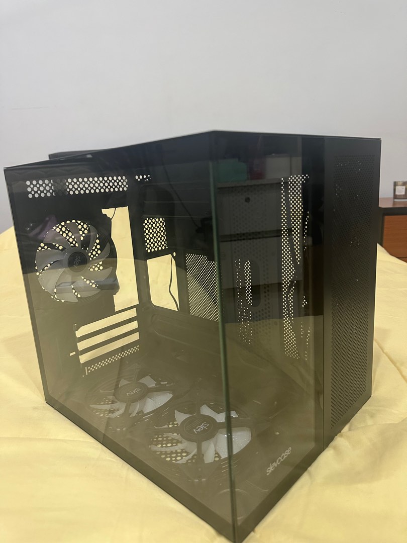 Matx Pc Case (Slevcase) with 5fan, Video Gaming, Gaming Accessories ...