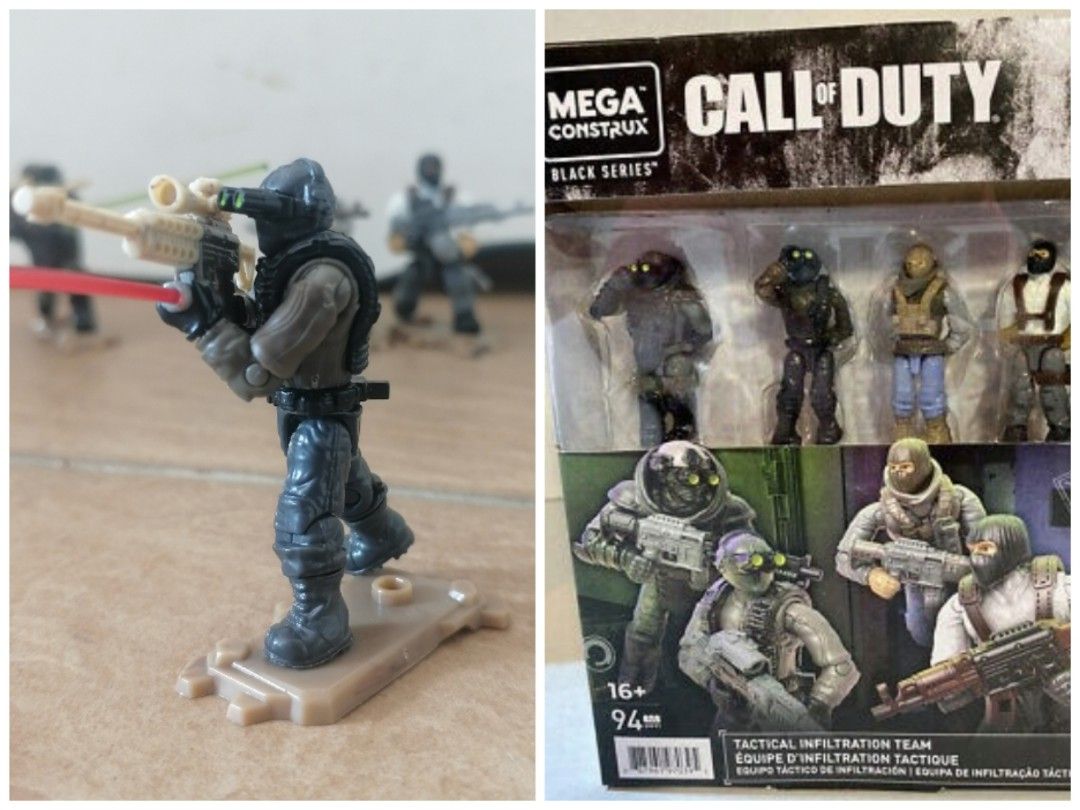Mega Construx Call of Duty Black Series Tactical Infiltration Team ...