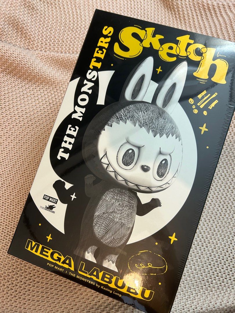 Mega Labubu Sketch 400%, Hobbies & Toys, Toys & Games on Carousell