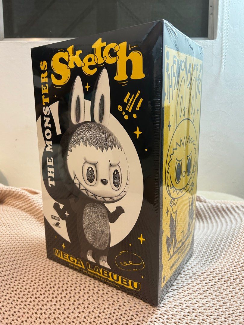 Mega Labubu Sketch 400%, Hobbies & Toys, Toys & Games on Carousell